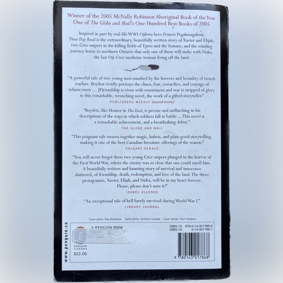 Joseph Boyden | Other | Three Day Road By Joseph Boyden | Poshmark
